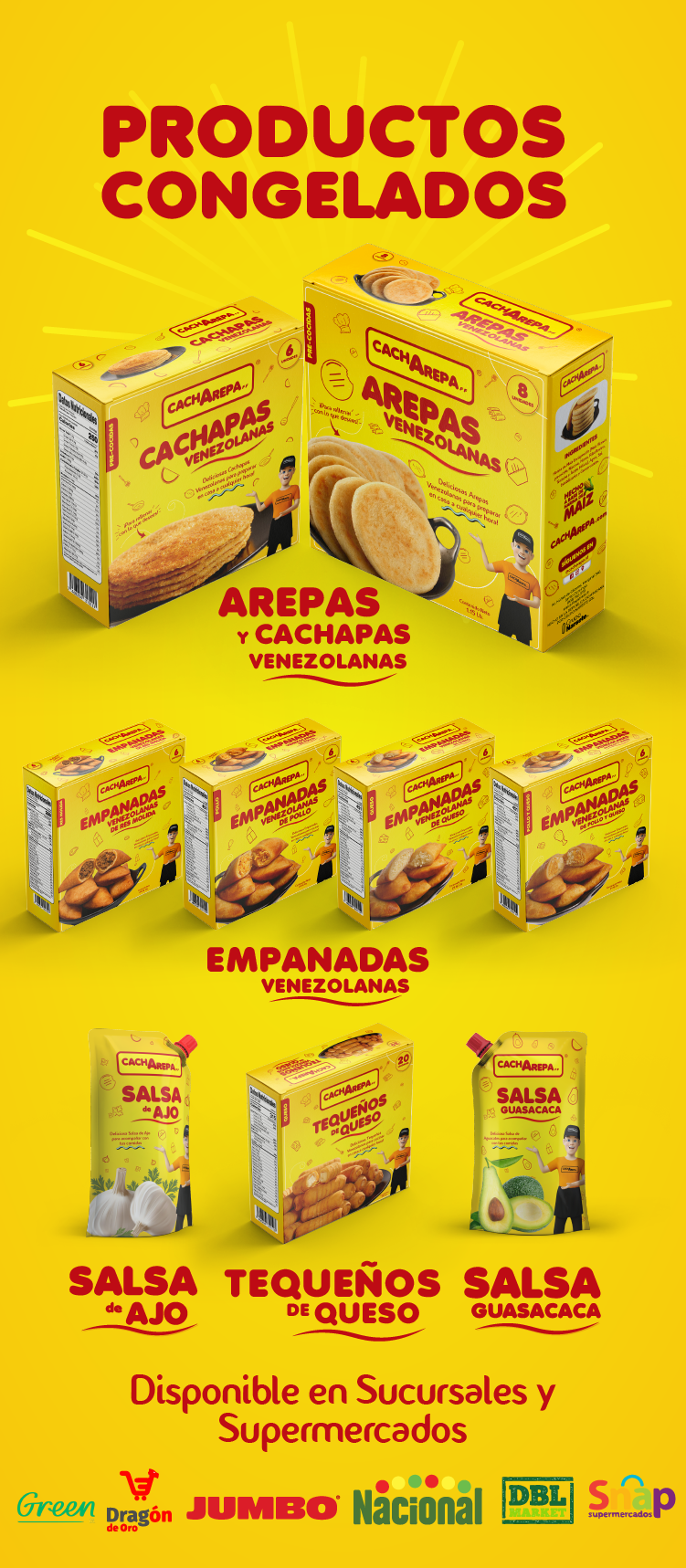 Ver Menú, teléfonos y direcciones de CachArepa® • CachArepa